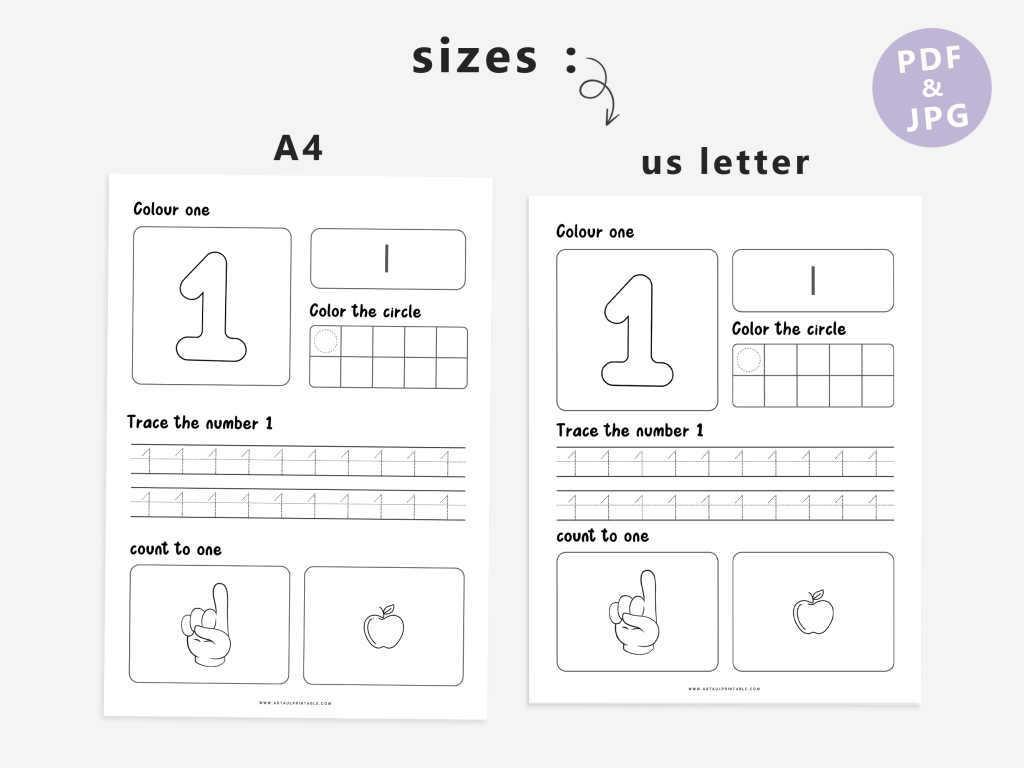 Preschool Number Worksheets - Math - Kindergarten